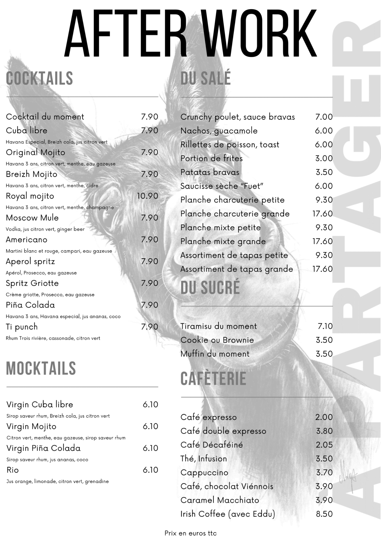 After Work | L' Âne Esther Restaurant